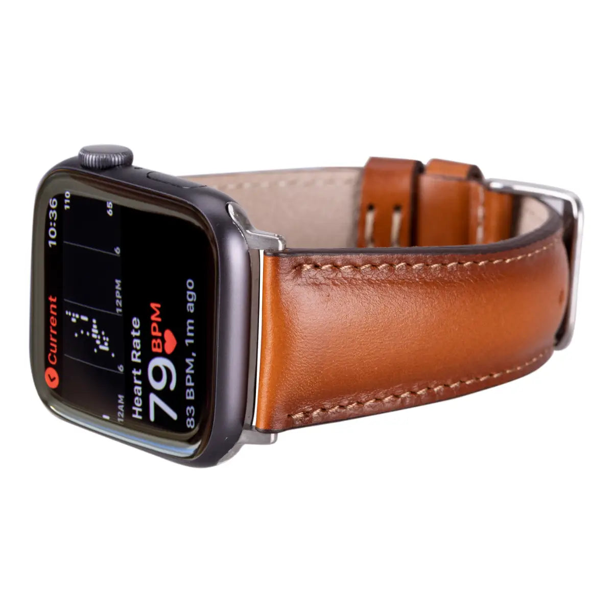Tan Leather Classic Apple Watch Band - O2 Leather