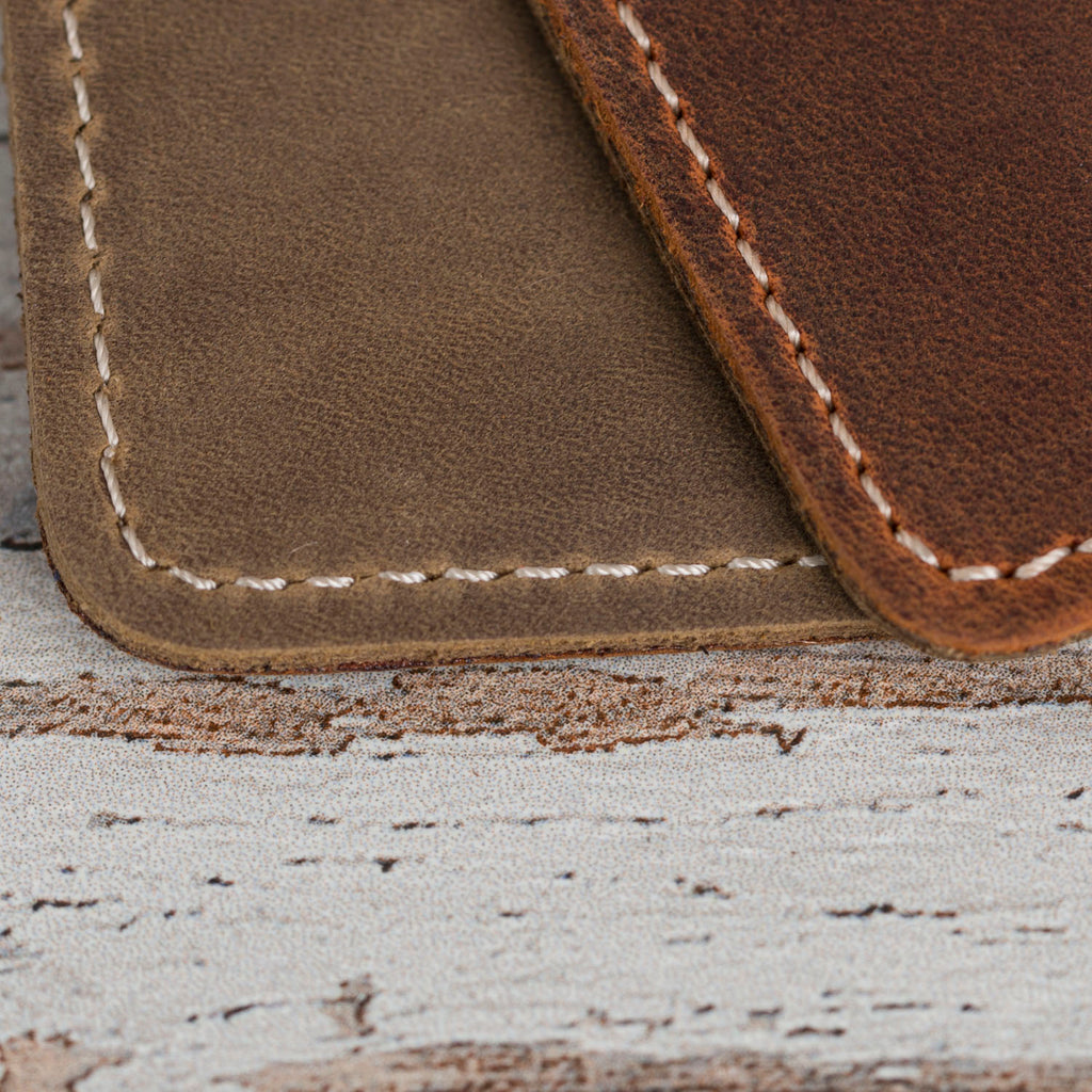 Brown-Tan Color Leather Slim Wallet – O2Leather